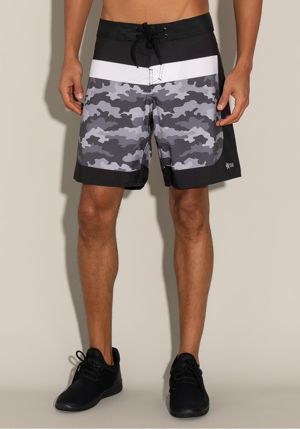 Bermuda for men fechamento em velcro camuflado - DlkModas